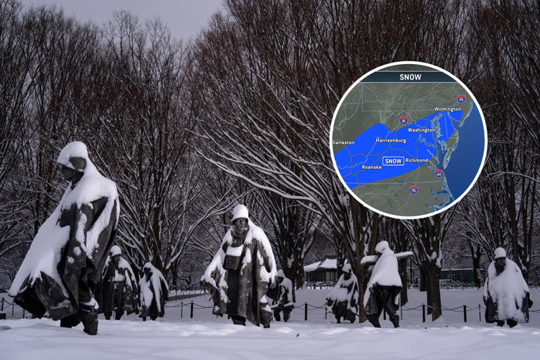 Winter storm map shows where snow could fall this week