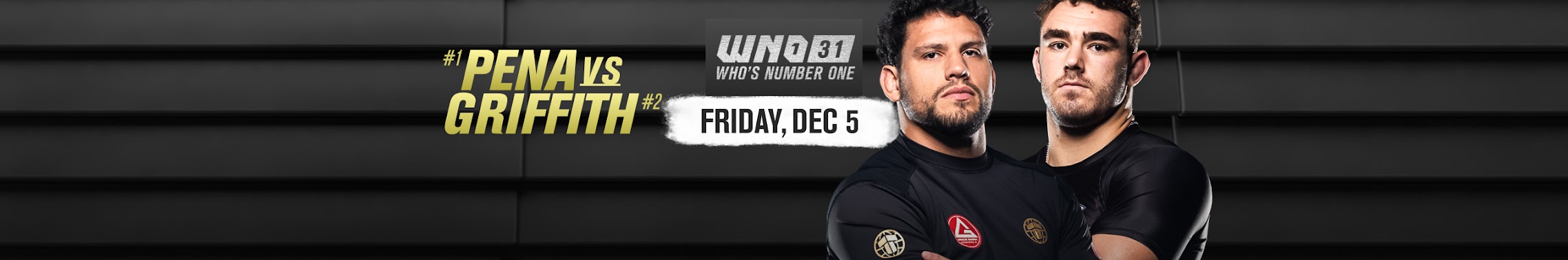 WNO 31: Pena vs. Griffith results, live video stream, BJJ highlights