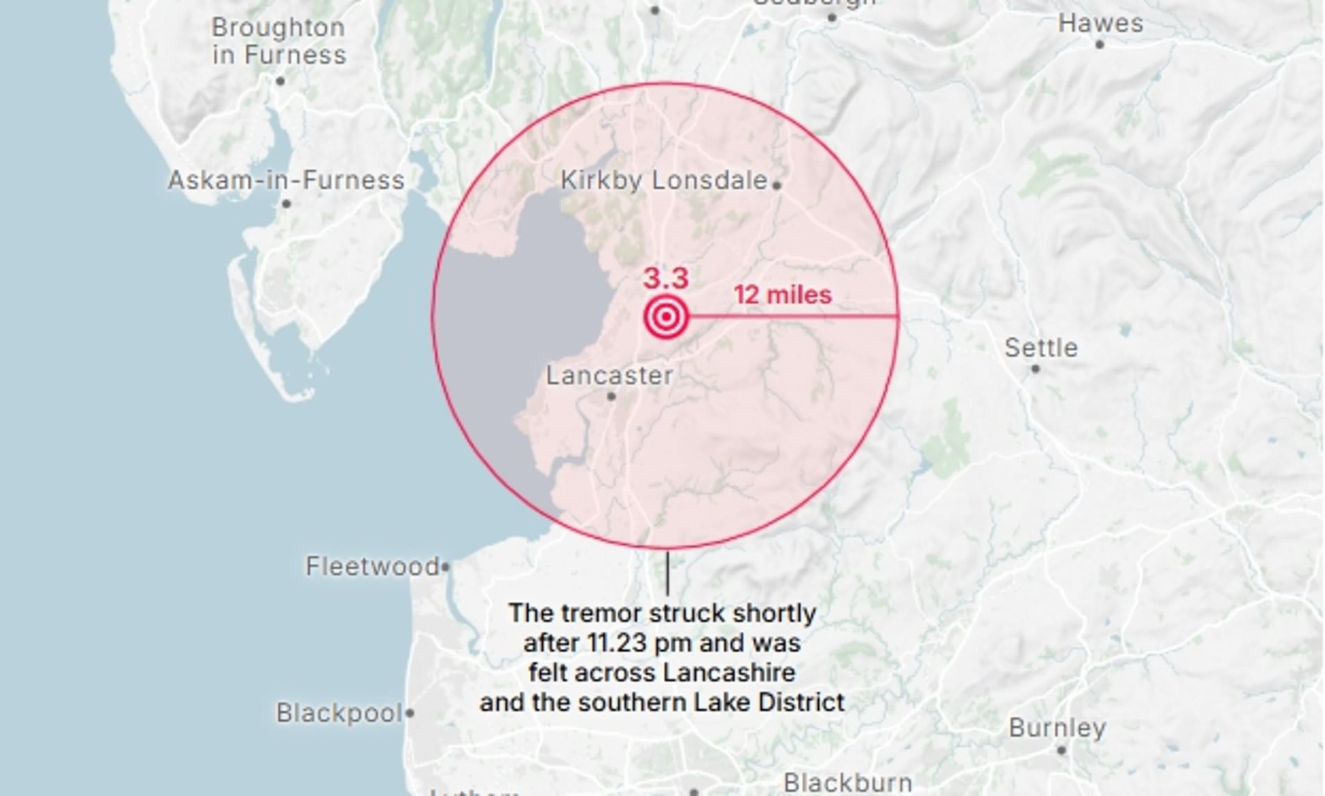 Earthquake hits England in early hours with thousands woken up by 3.3 ...