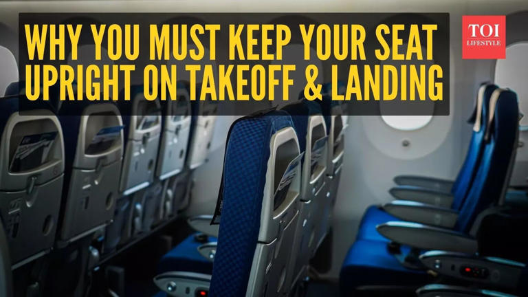 Why flight attendants keep asking you to straighten your seat during ...