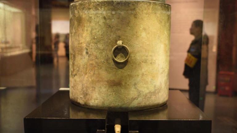 More than 6,000 fish-scale armor plates and weapons were found when ...