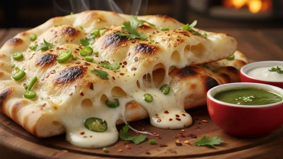 Chili cheese naan: Now make restaurant style 'Chili cheese naan' at ...