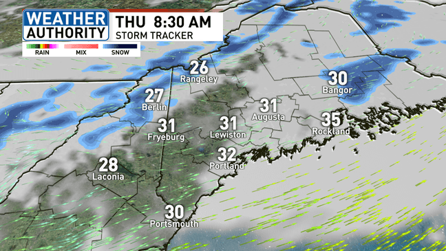 Arctic front to bring snow squalls, frigid wind chills to Maine by week ...