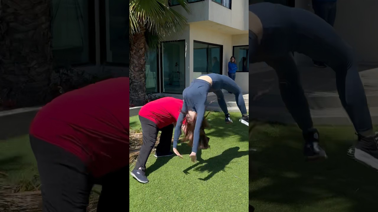 Tumbling skills demonstration by Rachel Pizzolato