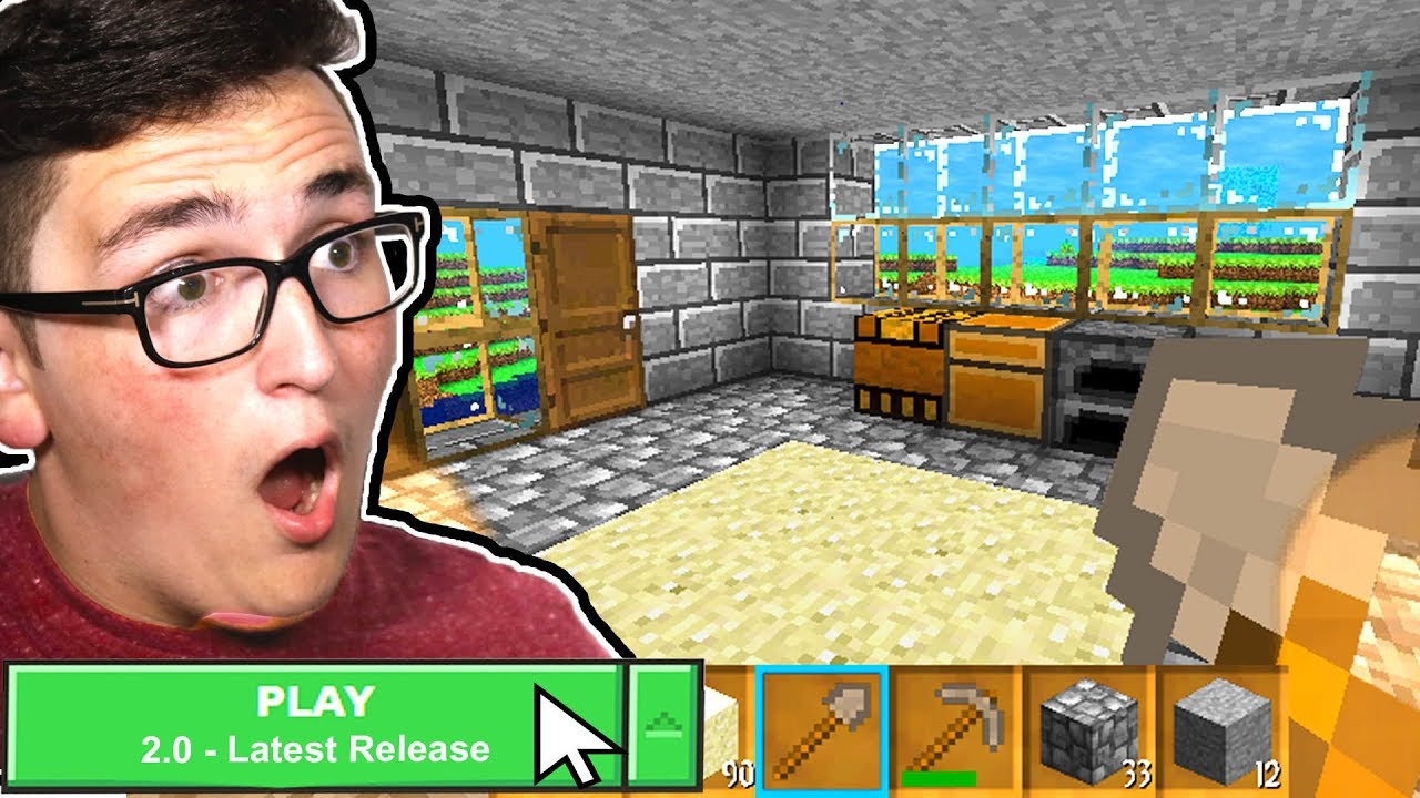 Playing the all new Minecraft 2.0 experience