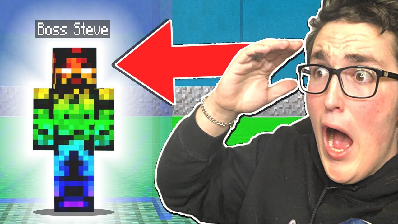 God of all Steves revives boss Steve in Minecraft