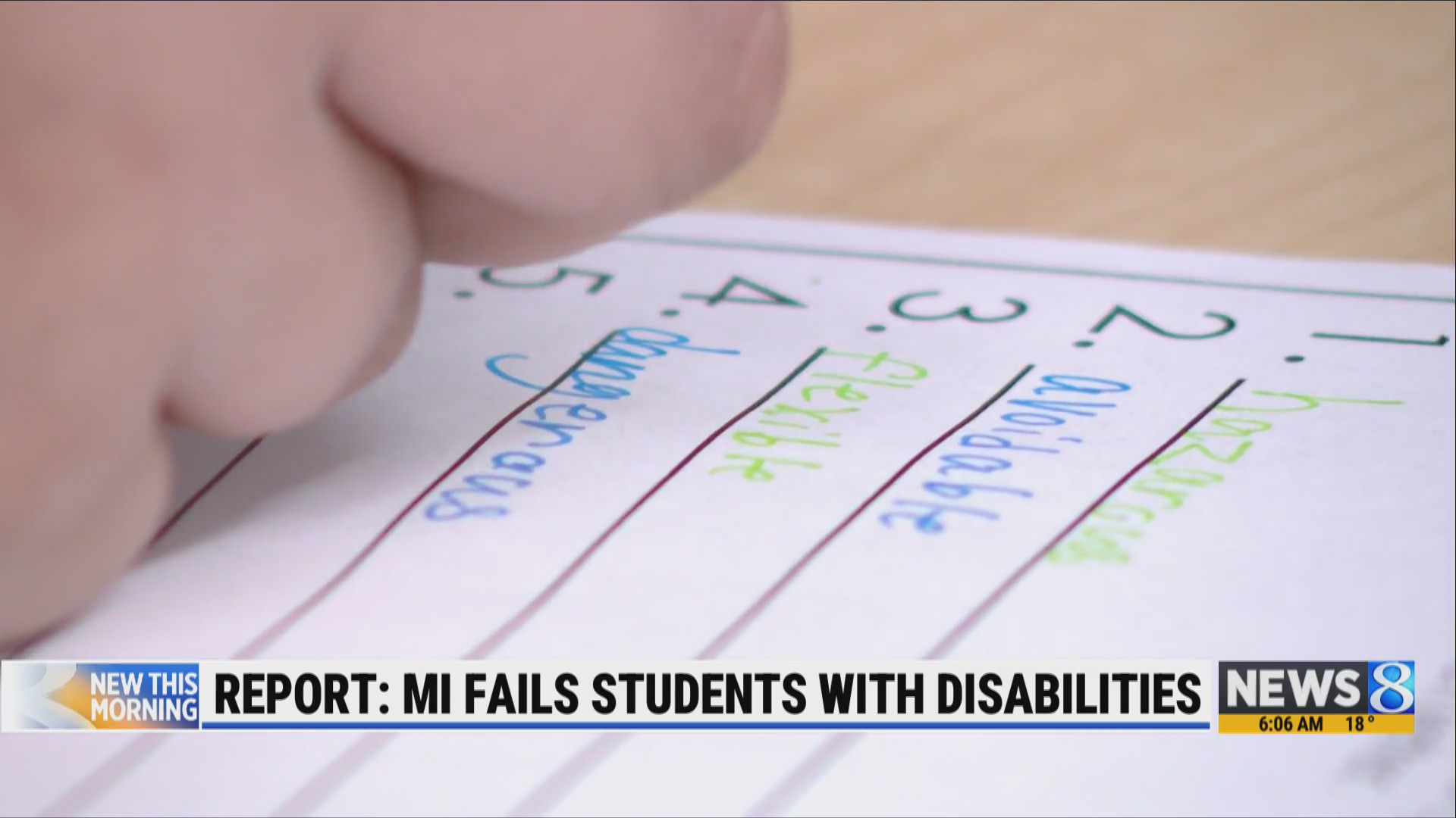 Report examines special education in Michigan