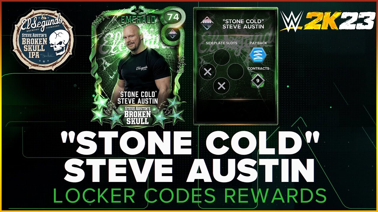 WWE 2K23 Stone Cold Steve Austin locker code