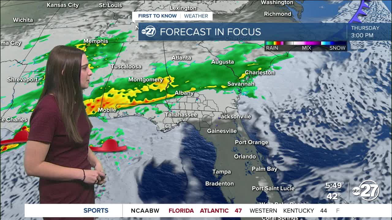 First to know forecast: More rain arrives later Thursday (12/4/2025)