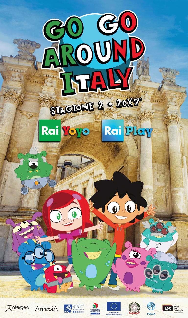 Le bellezze italiane in un cartoon, torna 'Go go around Italy 2'