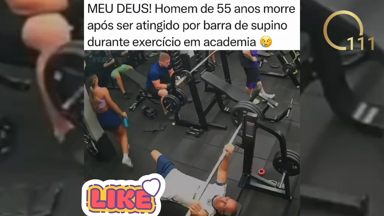 Homem de 55 anos morre após ser atingido por barra de supino durante ...