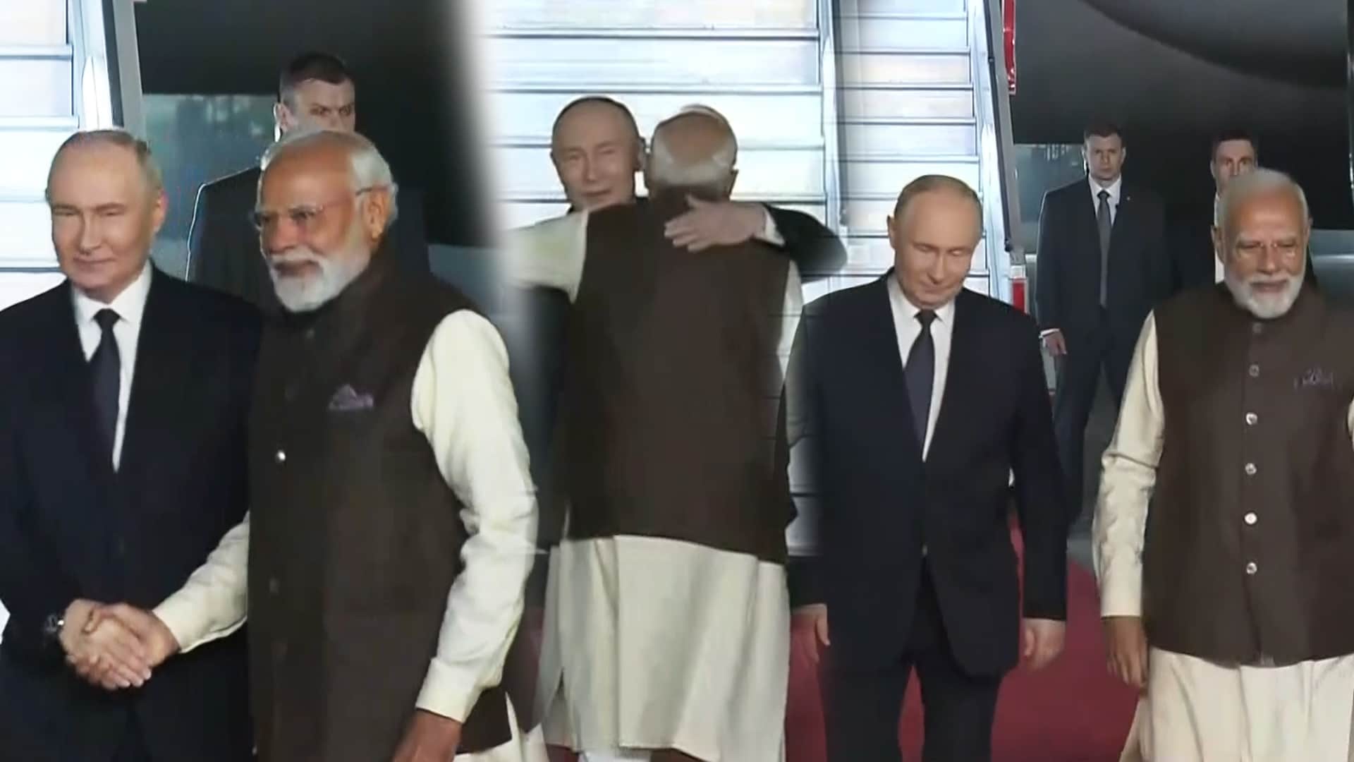 PM Modi's warm welcome for Putin: Hug, handshake, carpool ride