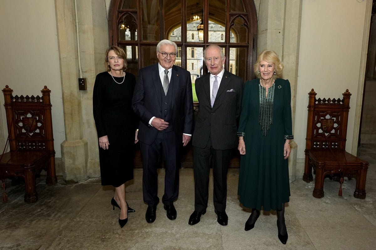 German president and wife thank king and queen for ‘unbelievable’ state ...