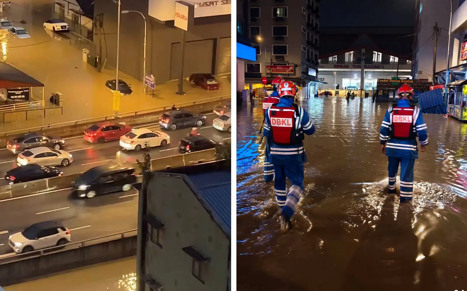 Flash floods in several parts of KL