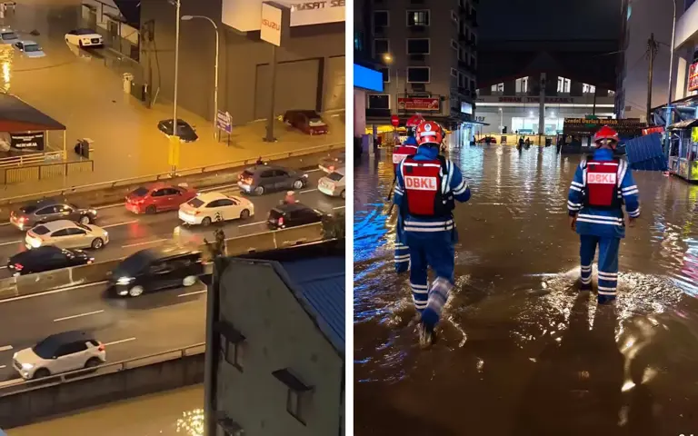 Flash floods in several parts of KL