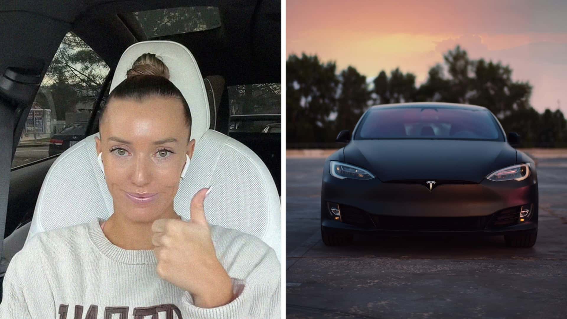 ‘I’m too poor to understand this’: Woman tints the windows on her Tesla ...
