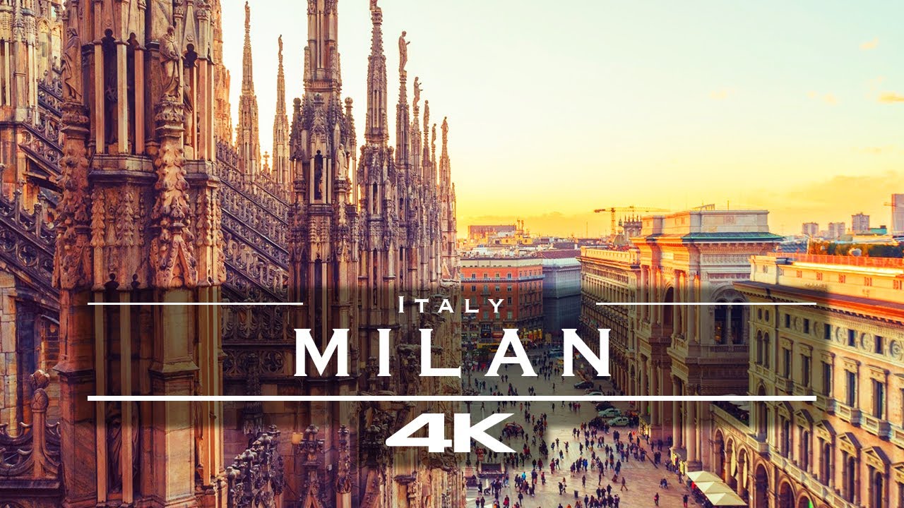 Aerial tour of Milan, Italy – stunning 4K drone footage