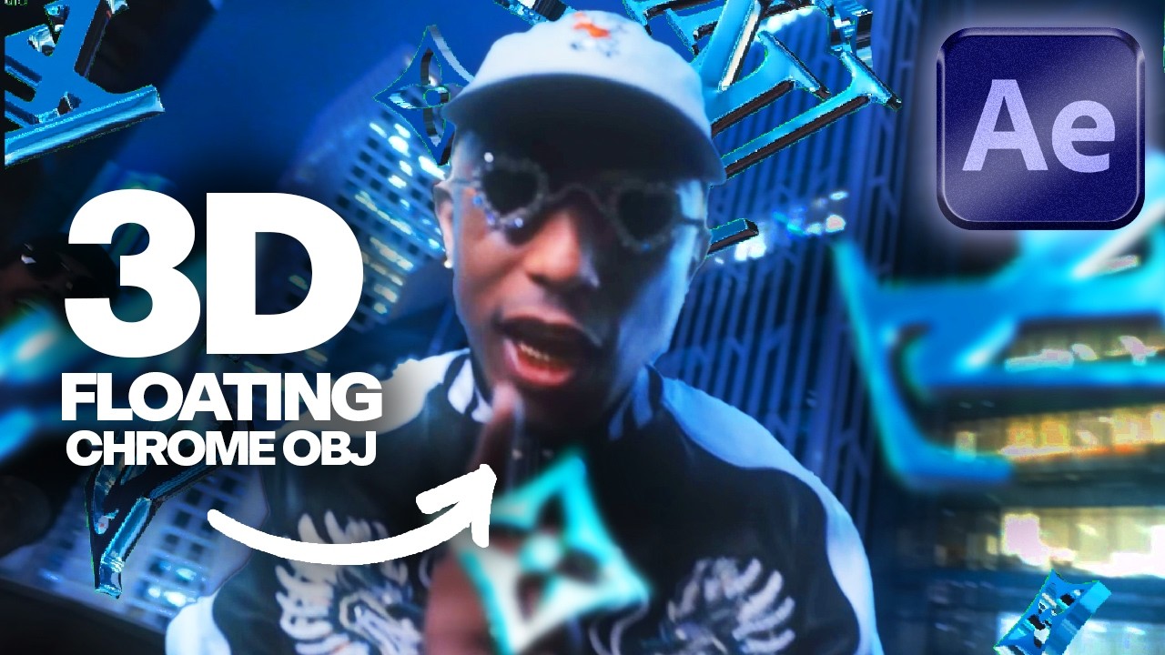How to create 3D chrome floating objects in After Effects | Element 3D ...