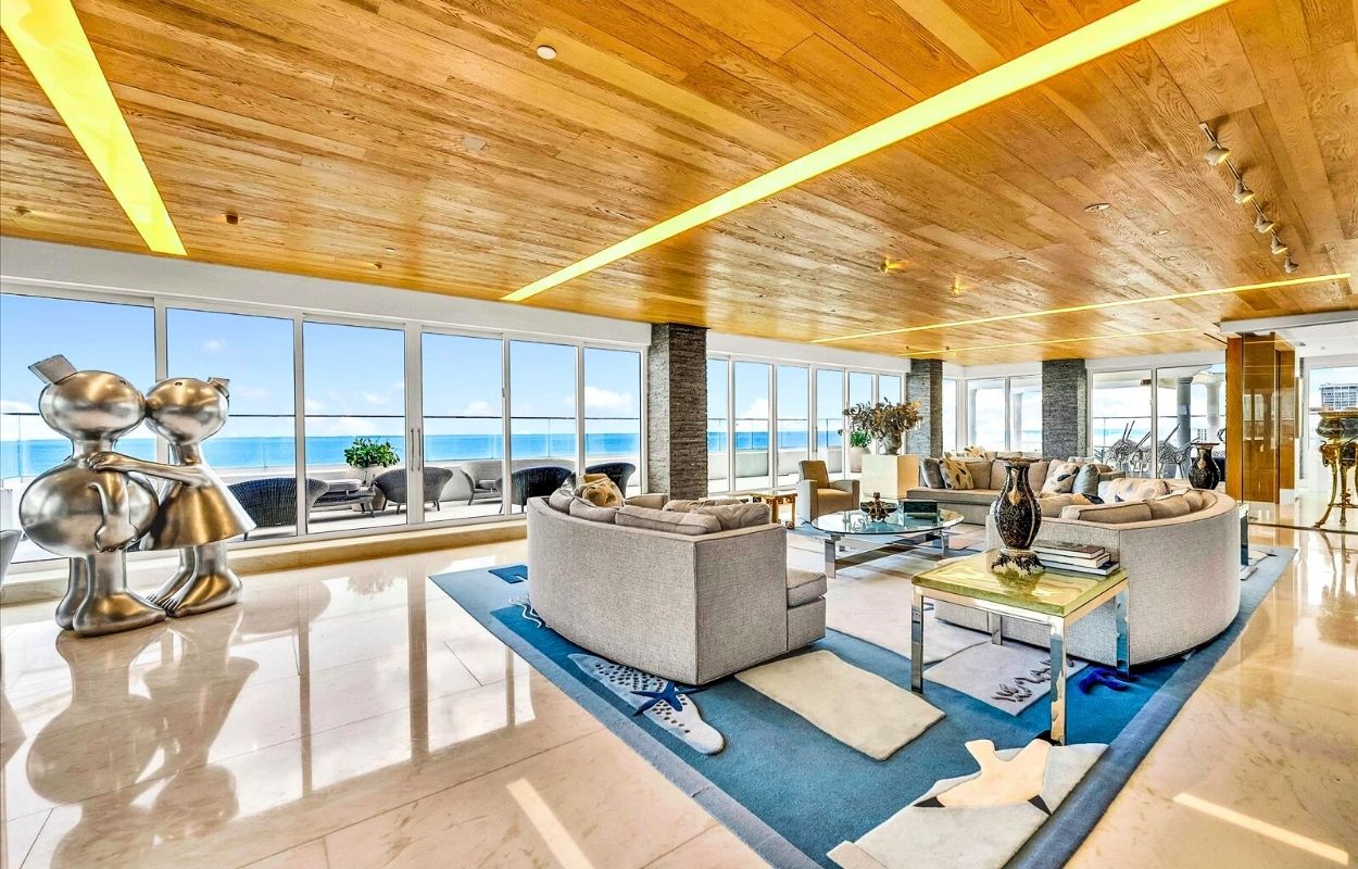 American Eagle CEO lists trophy $33.9M penthouse in Key Biscayne, Miami
