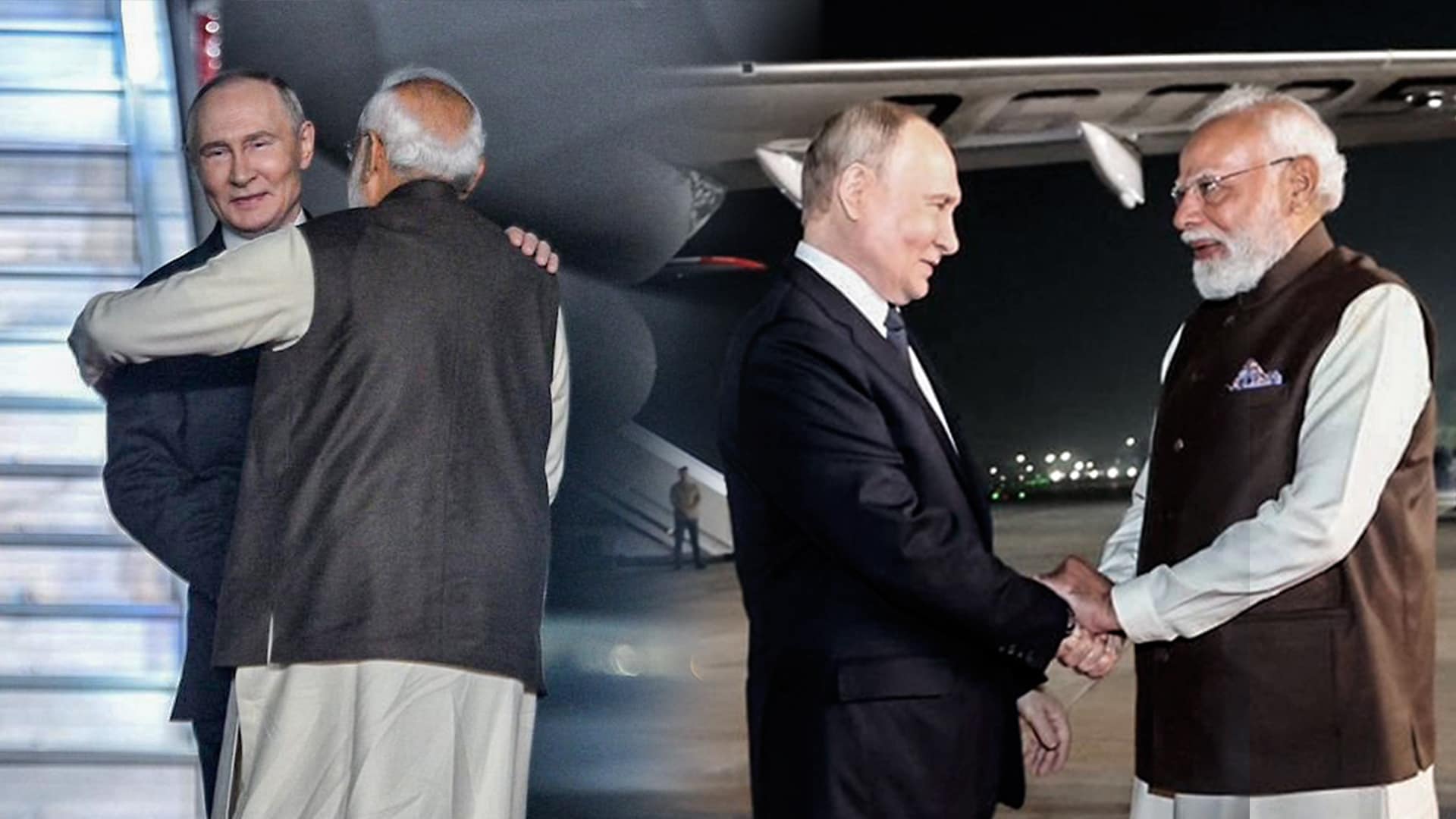 PM Modi's airport surprise: Hug, handshake and a ride with Putin