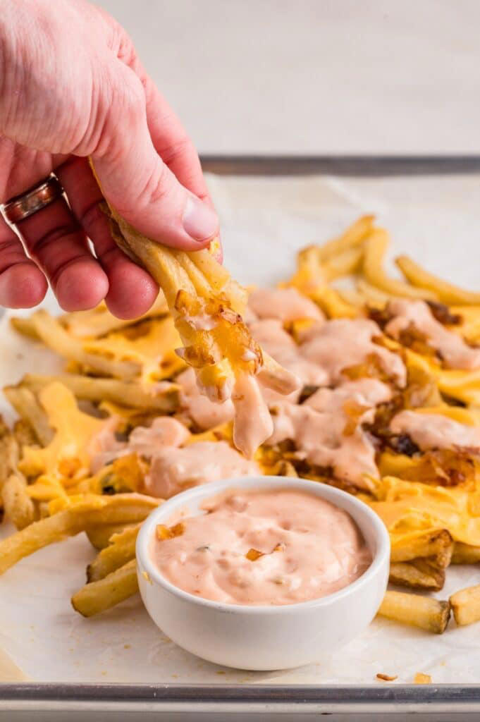 Copycat In-N-Out animal style fries made at home