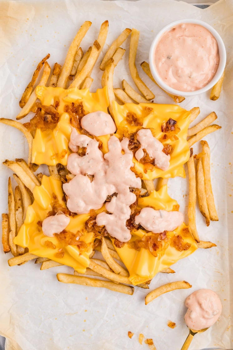 Copycat In-N-Out animal style fries made at home