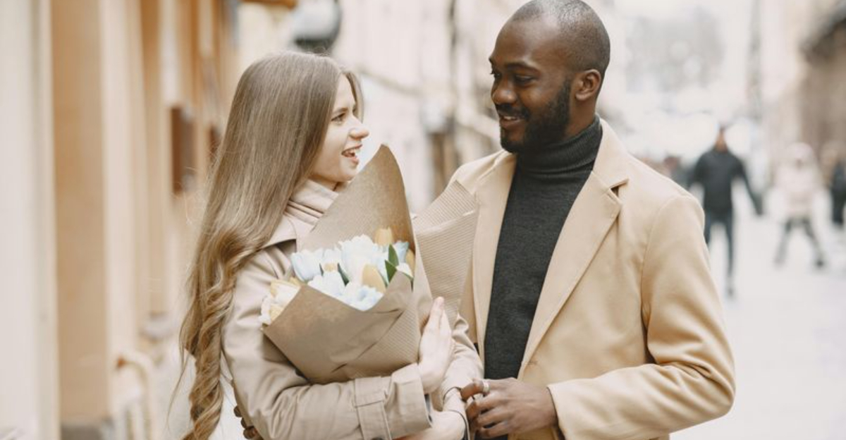 9 body language clues he is trying to impress you