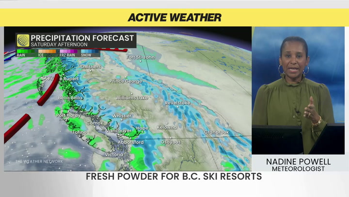 Heavy snow and atmospheric river for BC next 5 days