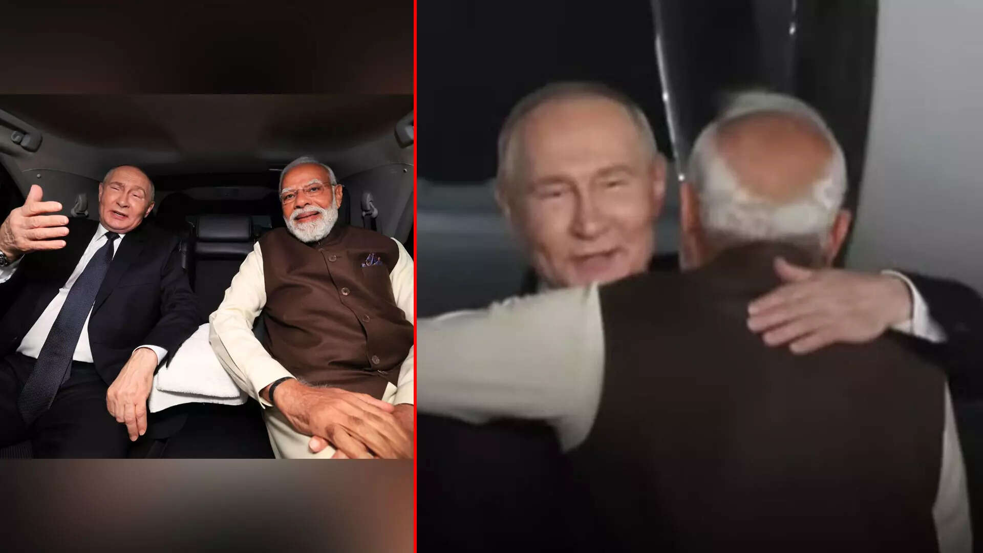 PM Modi breaks protocol, receives Vladimir Putin with a hug, shares car ...