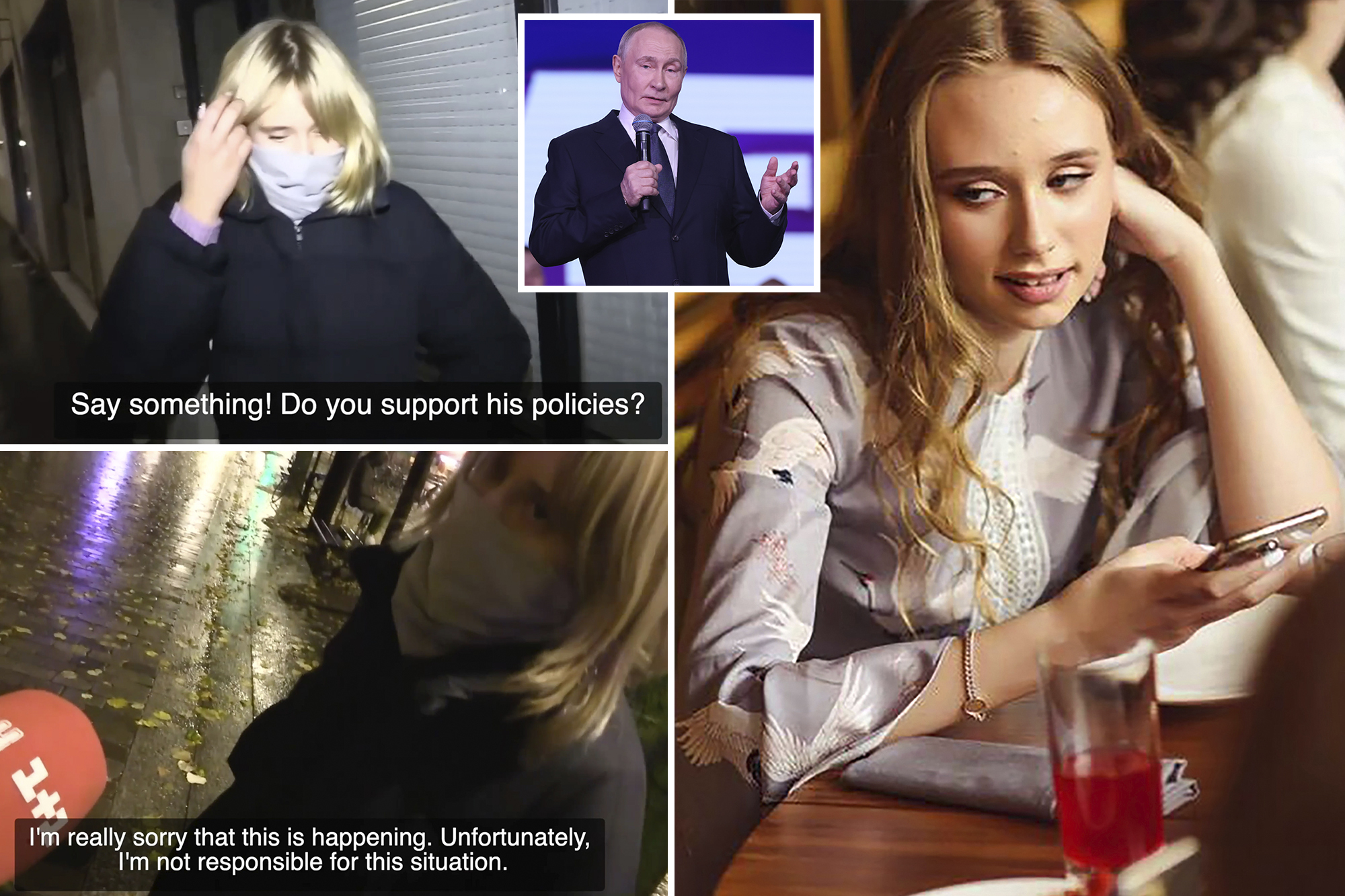 Putin’s alleged secret daughter tells Ukrainian journalist she is ...