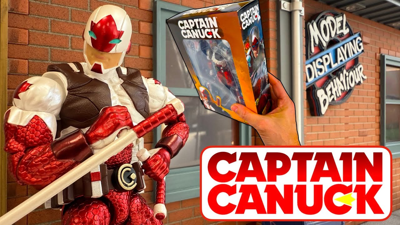 Loose Collector Iconic Heroes Captain Canuck figure review