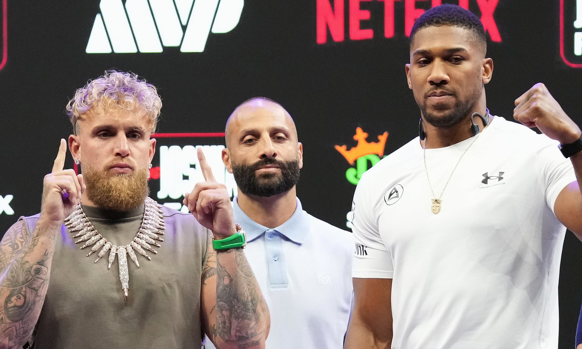 Jake Paul vs Anthony Joshua fight week schedule revealed as MVP adds ...