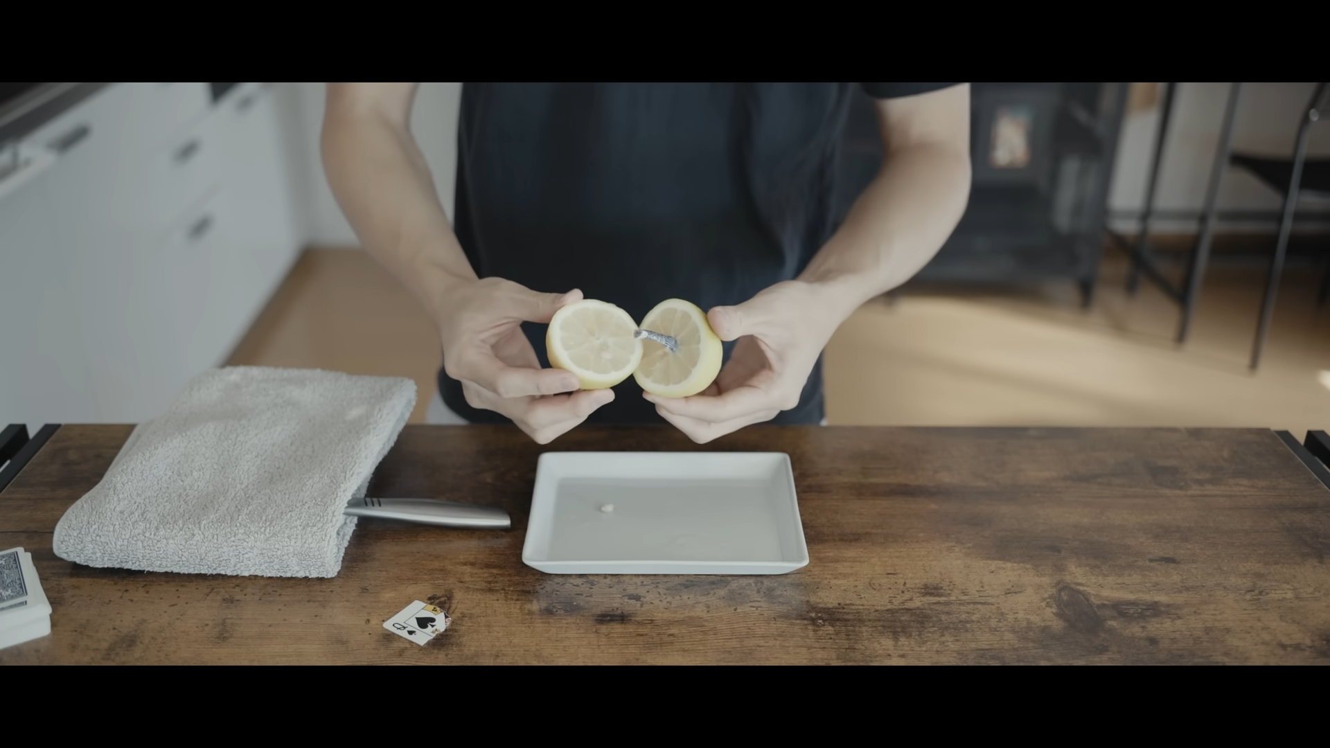 The easiest card-in-lemon trick you’ll ever learn