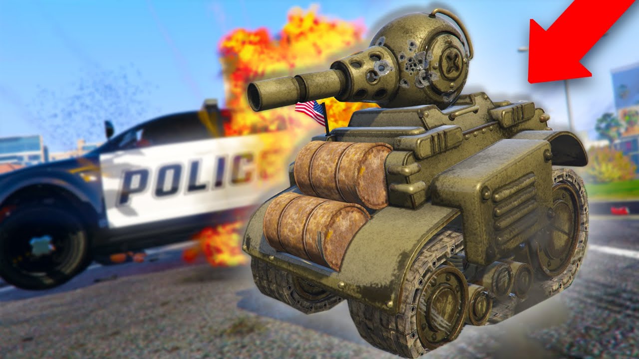 The new invade and persuade tank is amazing! RC tank trolling! | GTA 5 ...