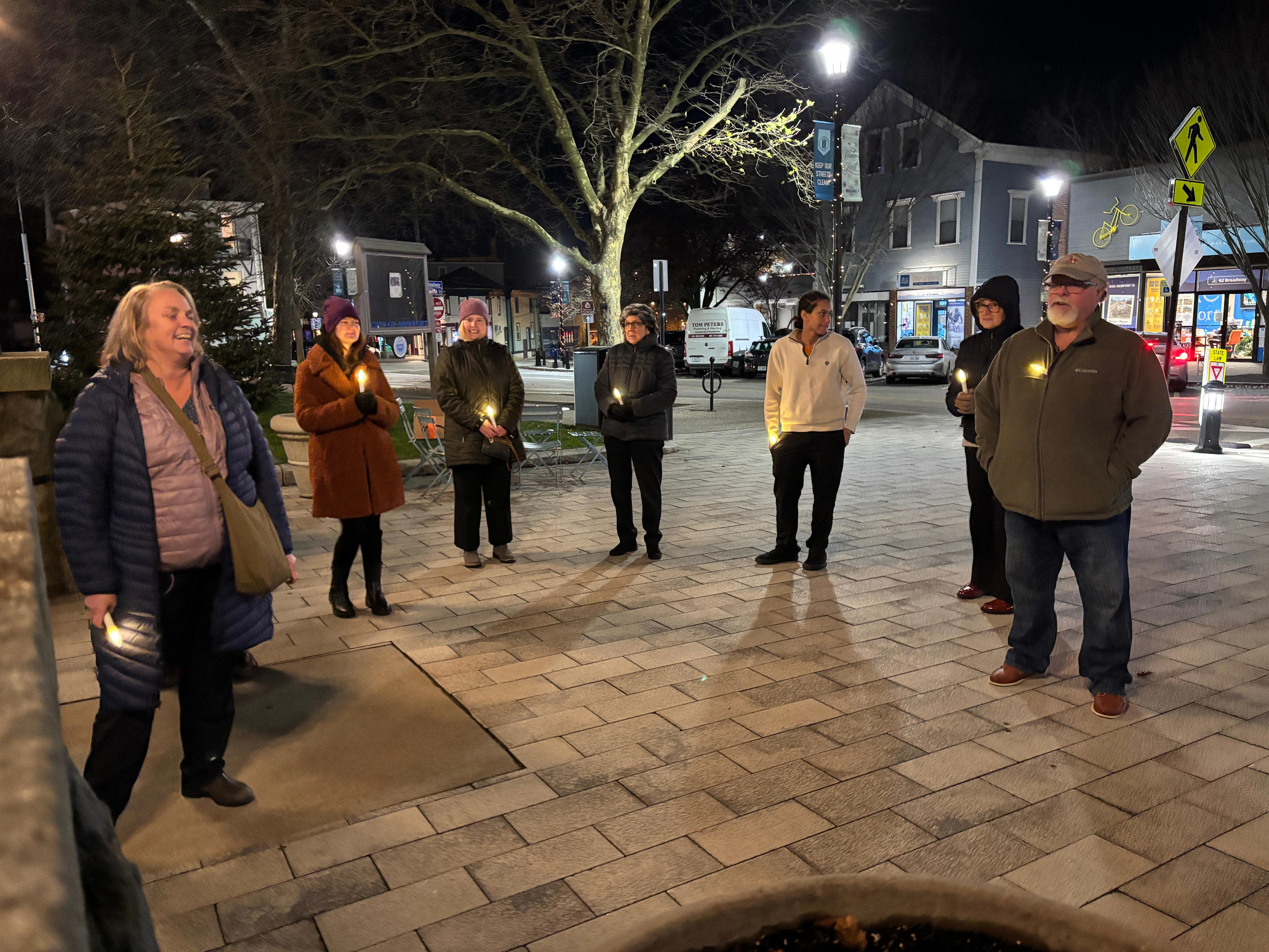 Small vigil gathers in recognition of Rogers High School assault case