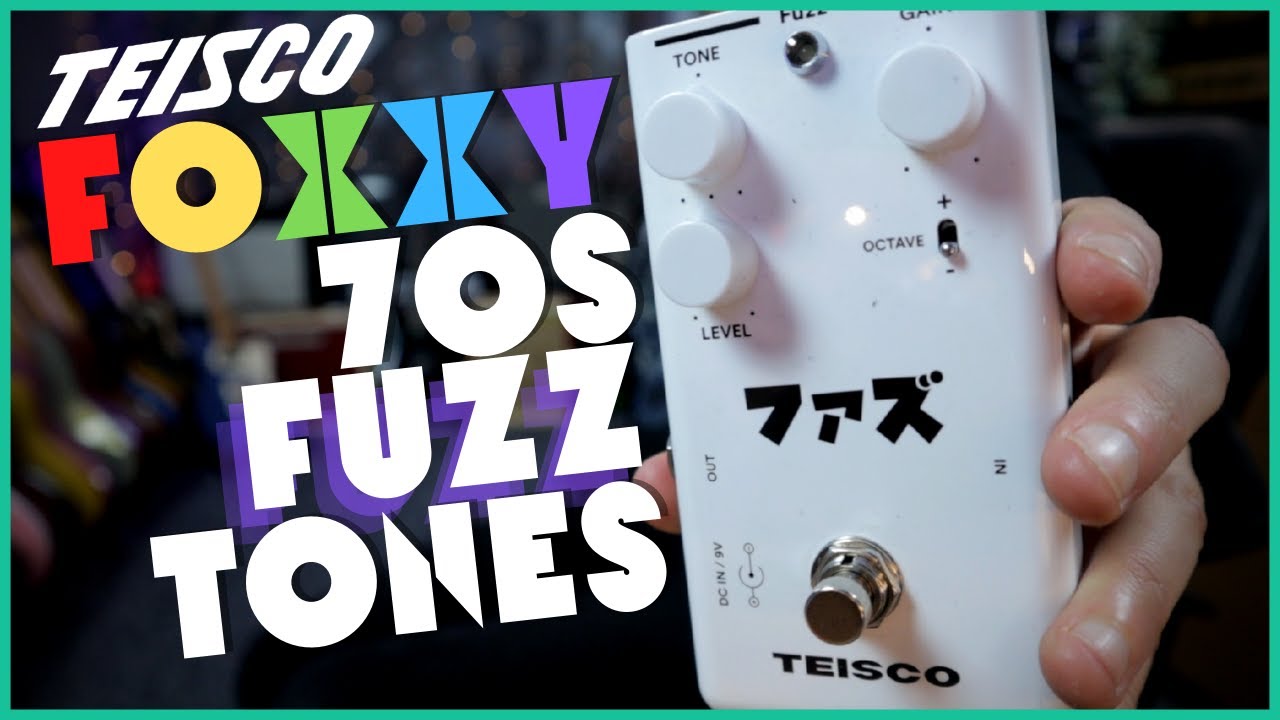 Foxxy Fuzz Tones! Teisco fuzz guitar pedal brings all the 70s fun