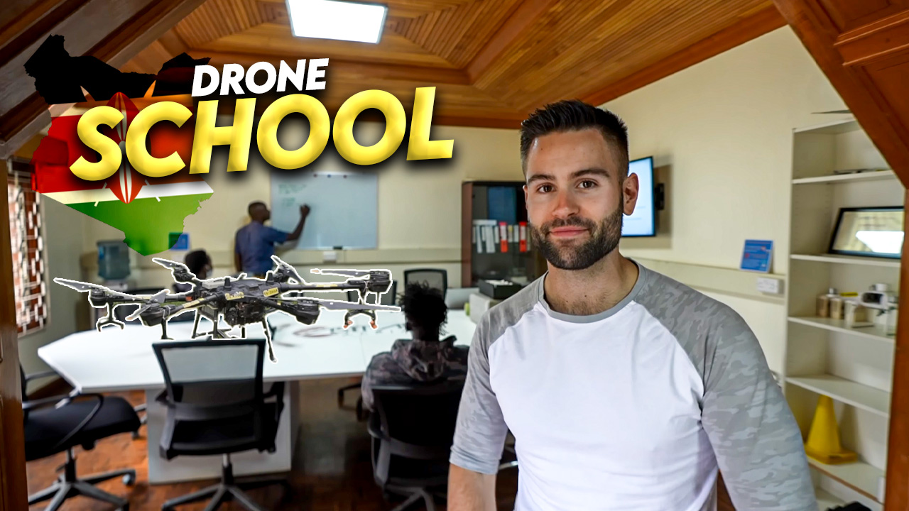 A surprising journey to a Kenyan drone school after an incident