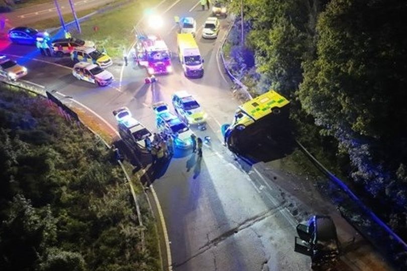 Teenager jailed after stealing car and crashing into ambulance on ...