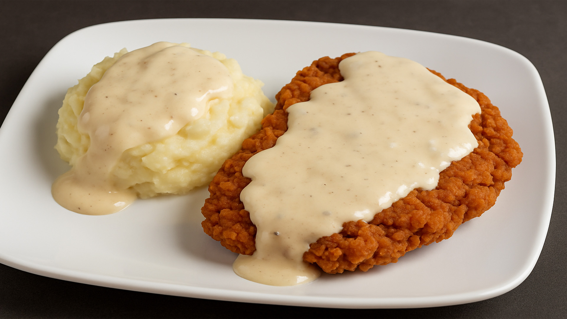 How to make chicken fried steak with mashed potatoes