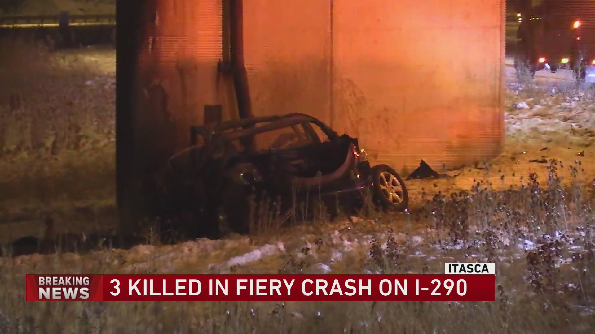 3 killed, including at least 1 child, in fiery crash on I-290 in ...