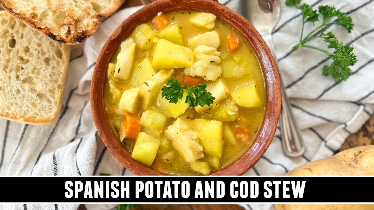 Spanish potato & cod stew | Hearty and flavorful one-pan recipe