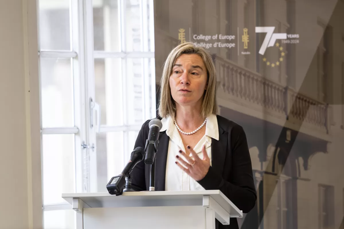 Federica Mogherini si dimette, la rettrice lascia il Collegio d’Europa ...