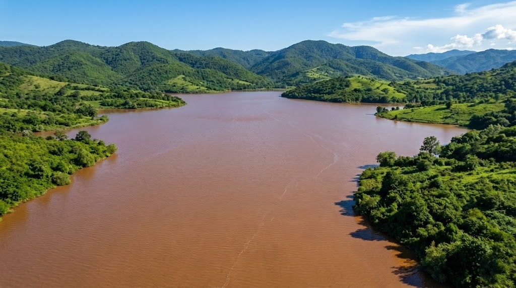 How a freshwater lake collapsed into a salt mine and refilled from the ...