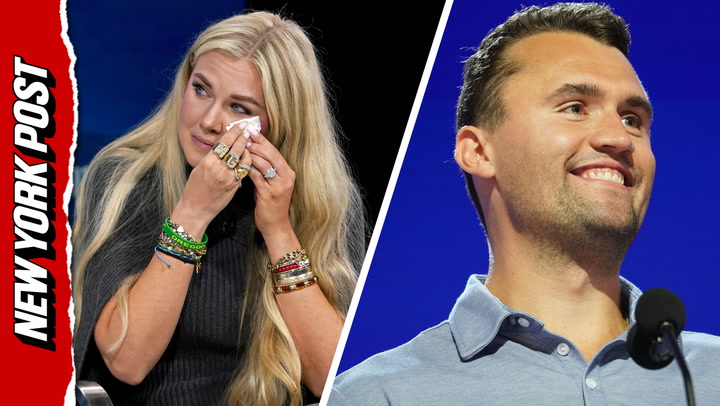 Erika Kirk insists husband Charlie's murder was not a 'gun problem' as ...