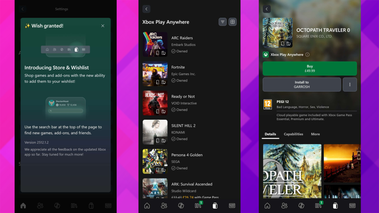 The official Xbox app finally gets a wishlist — here's what else is coming