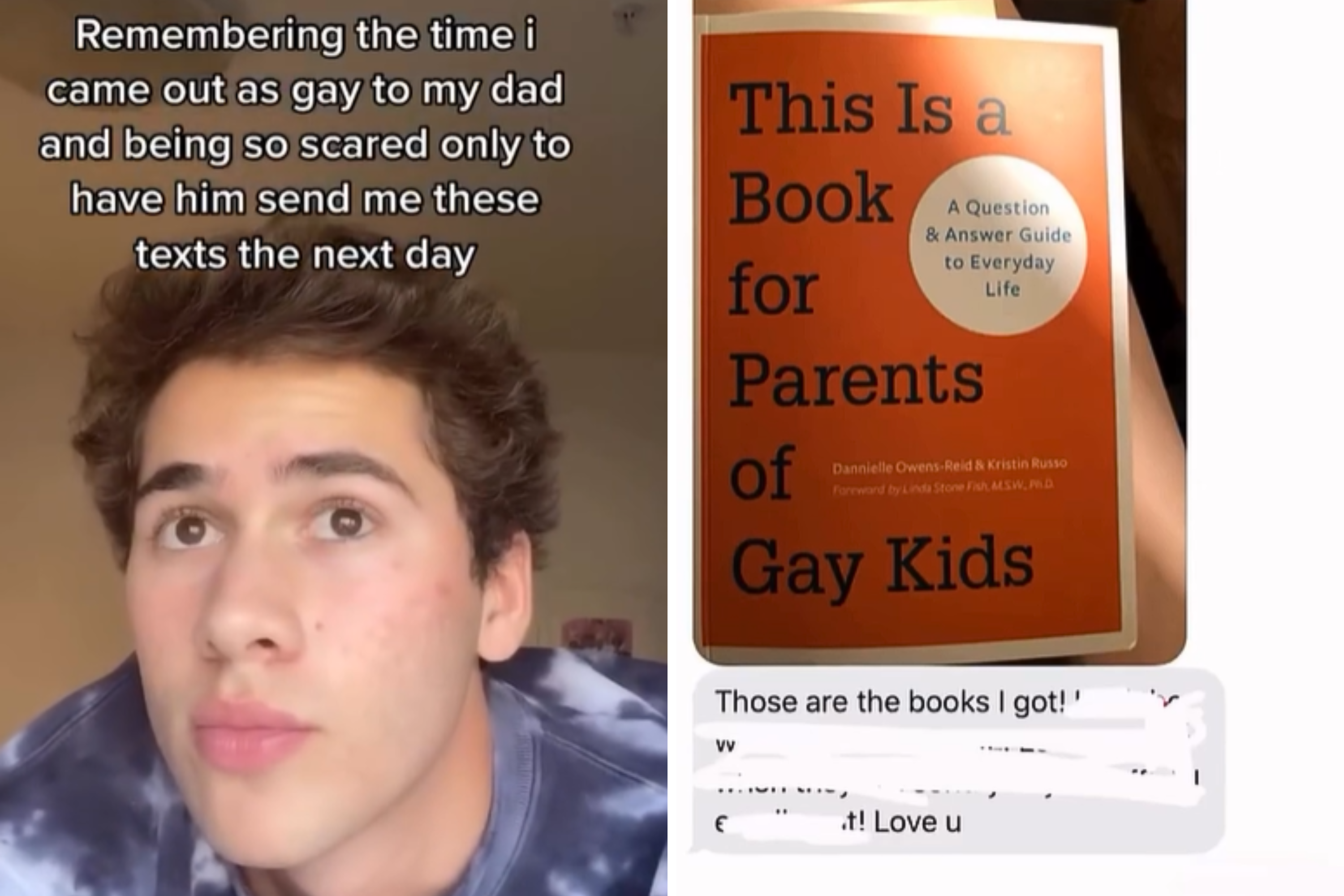 Gen Z man "so scared" to come out to dad, then the next day he gets a text