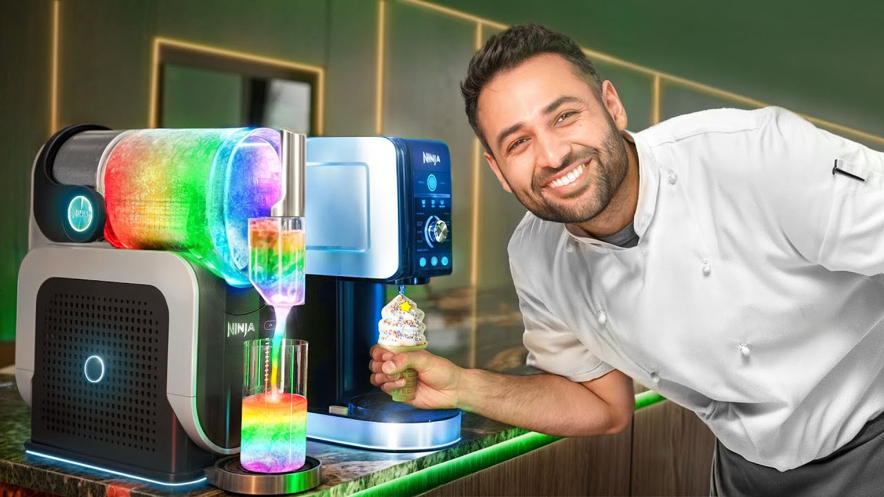 The lights turned on and the whole smart kitchen came alive