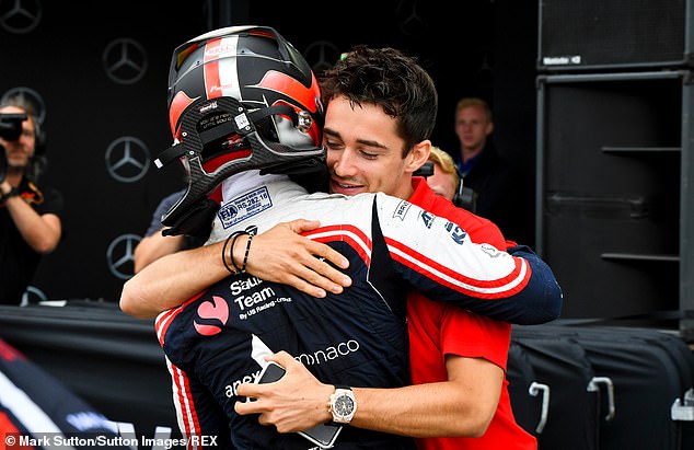 Lewis Hamilton is replaced by Ferrari team-mate Charles Leclerc's ...