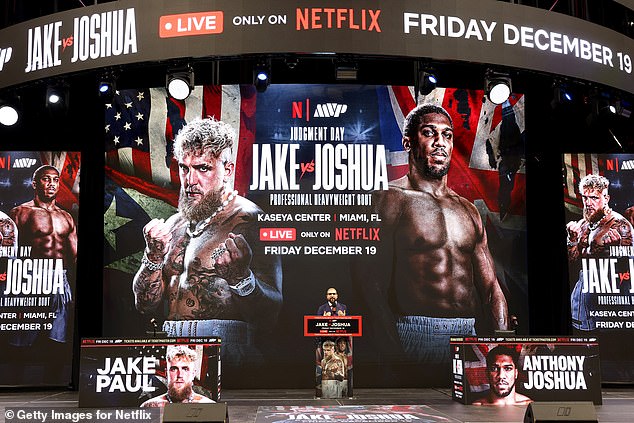 Jake Paul vs Anthony Joshua fight week schedule revealed as MVP adds ...