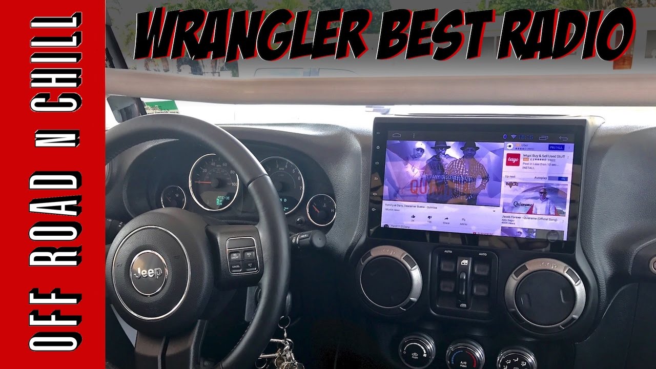 Top 10.1-inch touchscreen for Jeep Wrangler